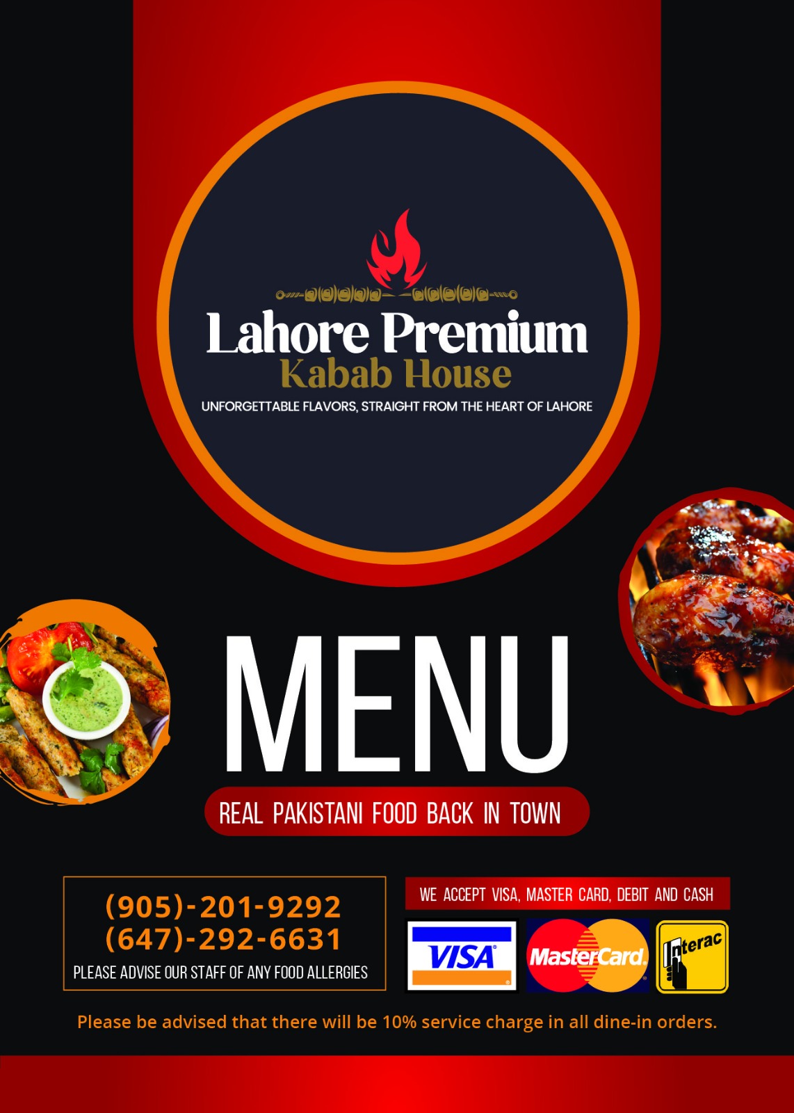 Dine in Menu – Lahore Premium Kabab House
